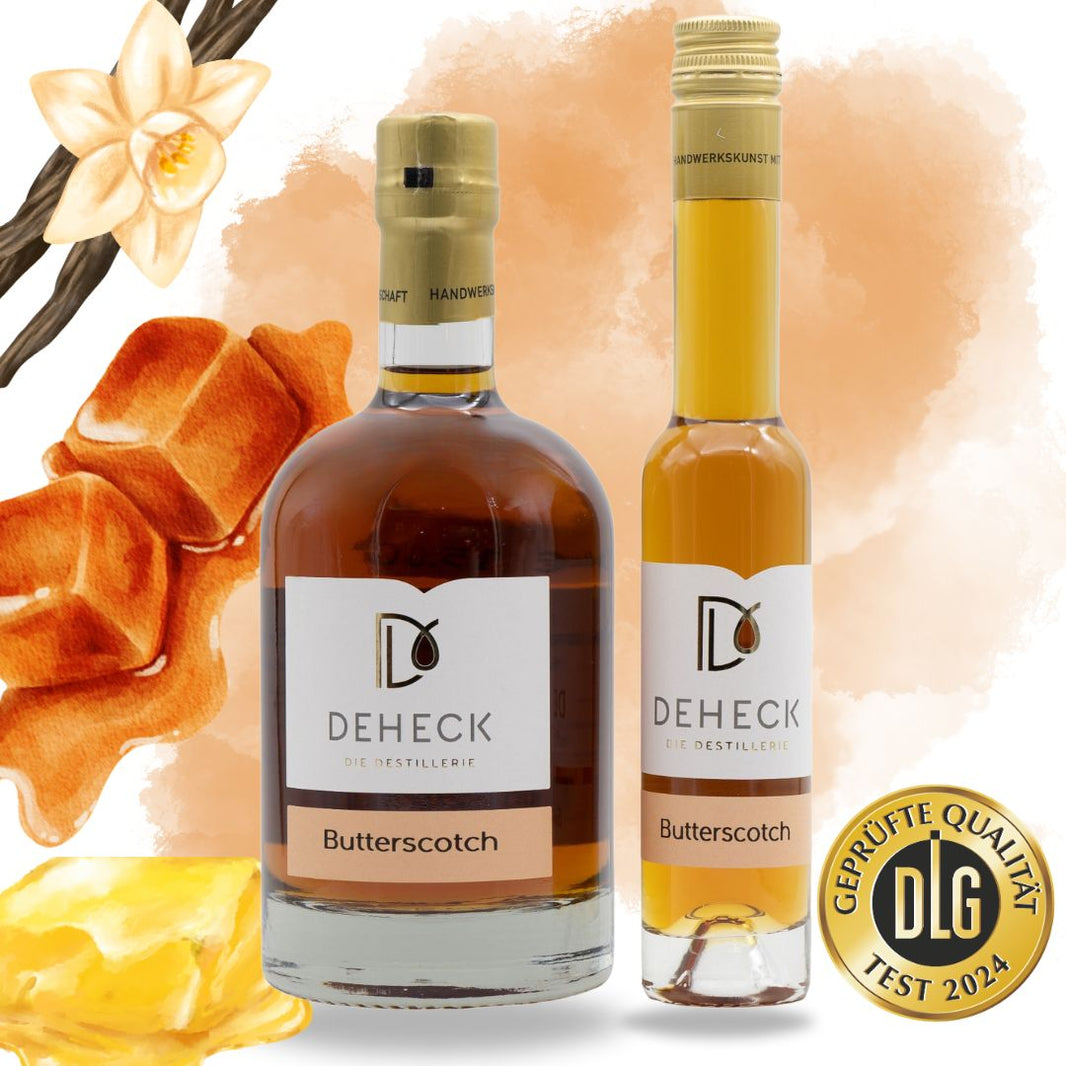 2 Varianten: cremiger Butterscotch und Butterscotch mit Whisky ...