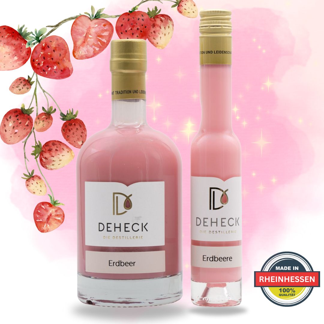 🍓Erdbeer Sahnelikör von DEHECK | Erdbeer Likör zum Bestpreis 🛒 ...